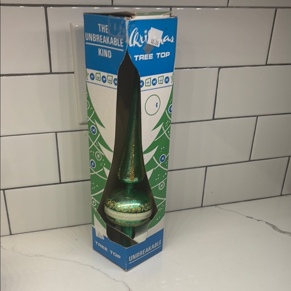 Holiday | Vintage Christmas Tree Topper Green | Poshmark